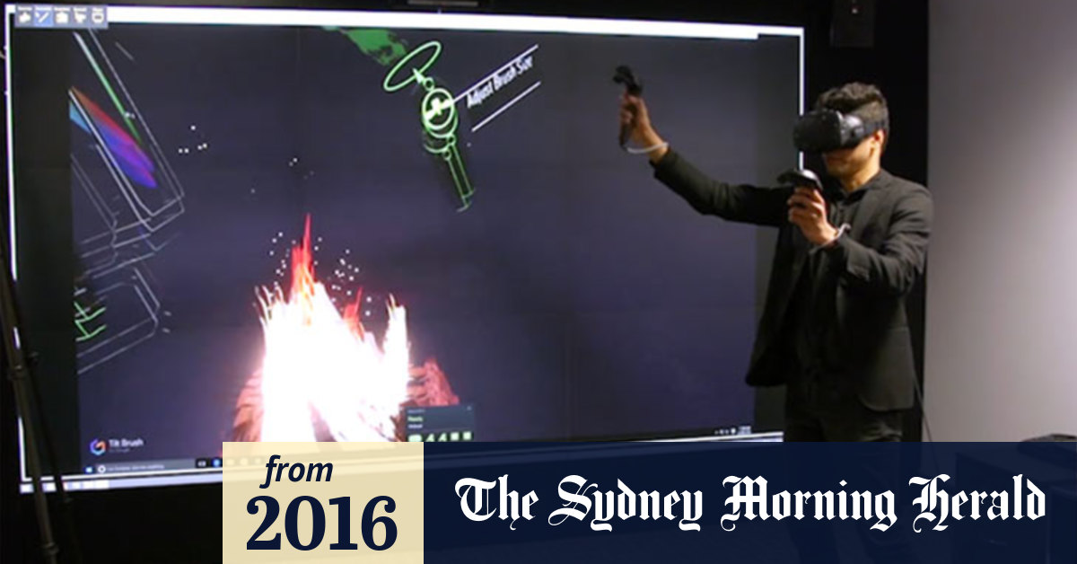 Video: Put the VR goggles on and draw at UWA