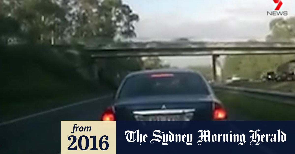 Video: Driver rammed in highway road rage