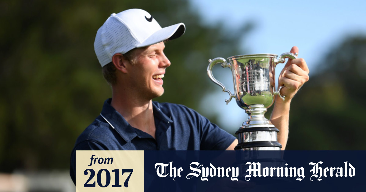 Australian Open golf 2017: Cameron Davis comes from clouds to win ...
