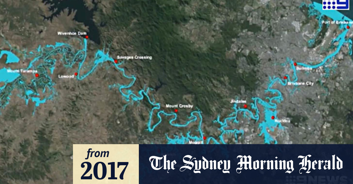 Video: Brisbane flood map released