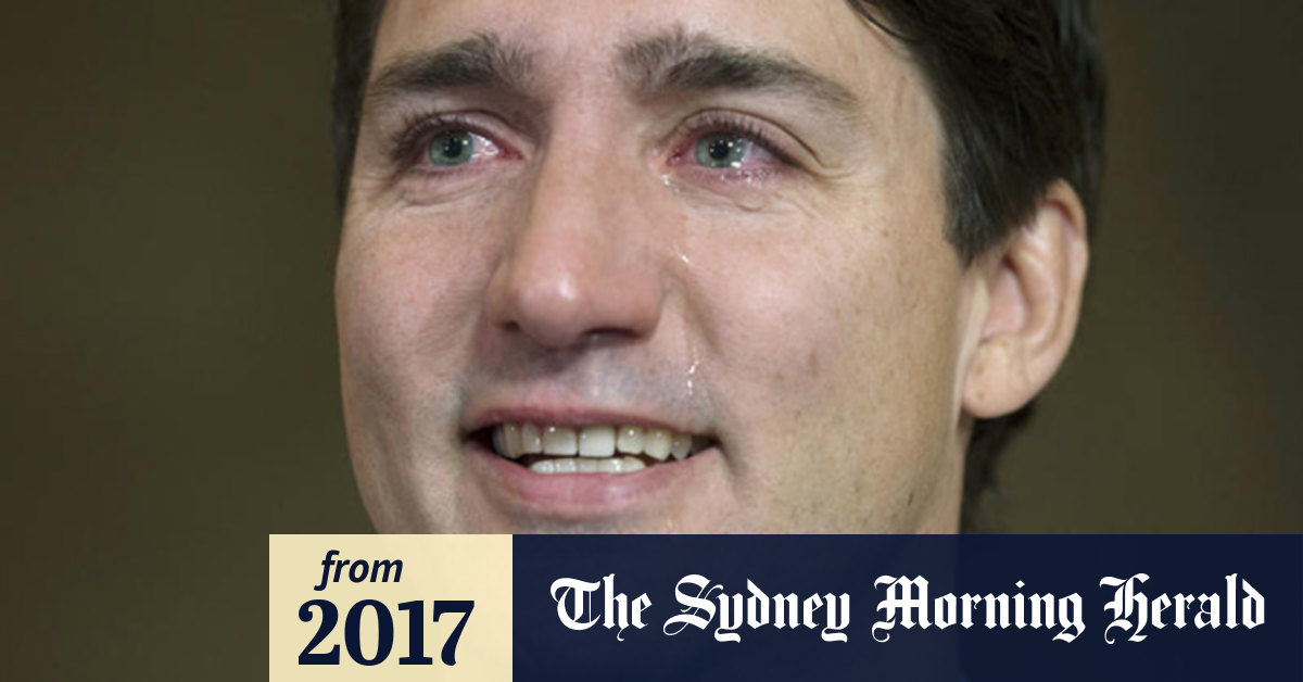 Video: Justin Trudeau cries over Canadian rockstars death