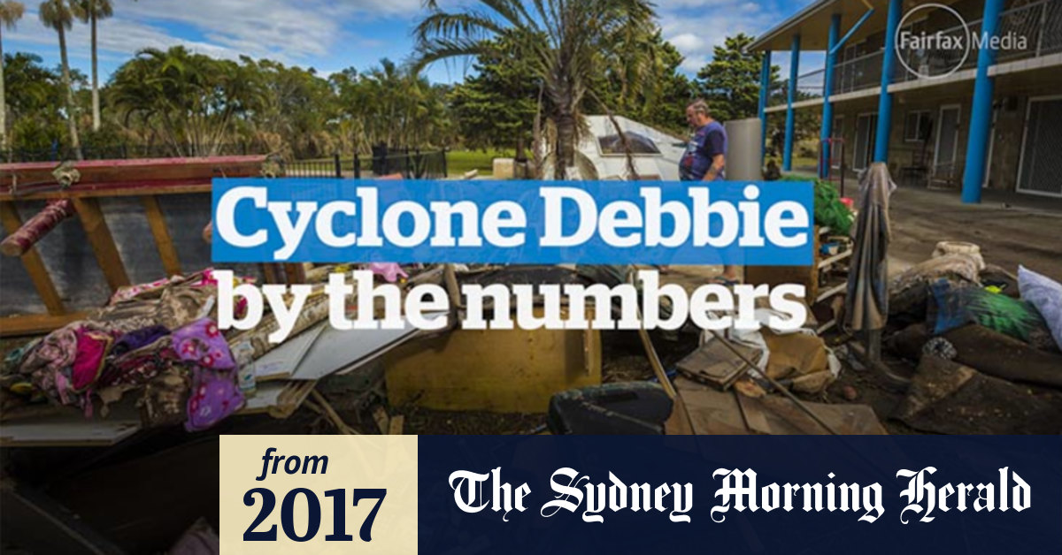 Video: Cyclone Debbie by the numbers