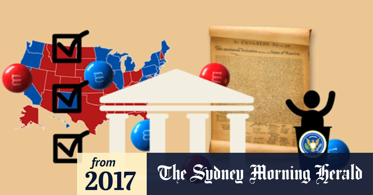 Video: The US electoral college - explained with M&Ms
