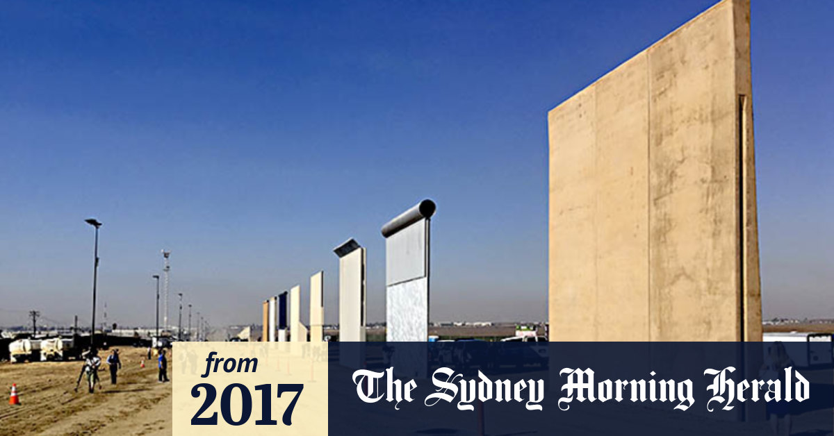 Video: Trump Border Wall Samples Complete