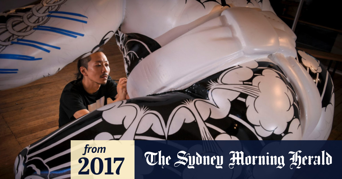 Tattooed sumo stars as artist Shohei Otomo brings his ballpoints to ...