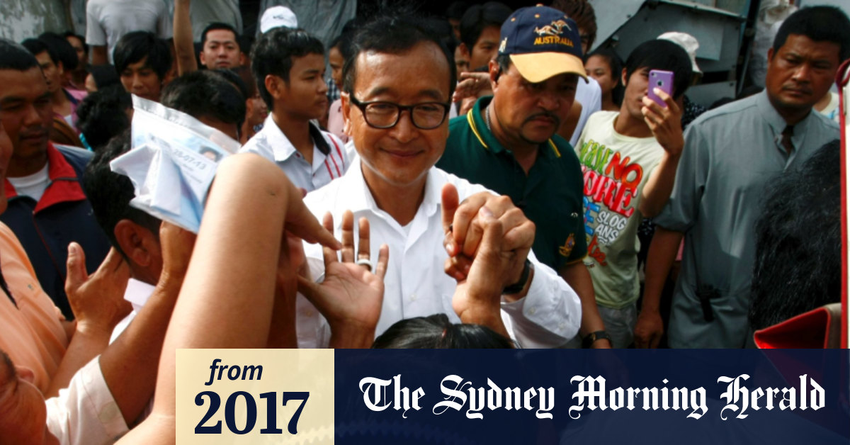 Cambodia's exiled opposition leader Sam Rainsy resigns