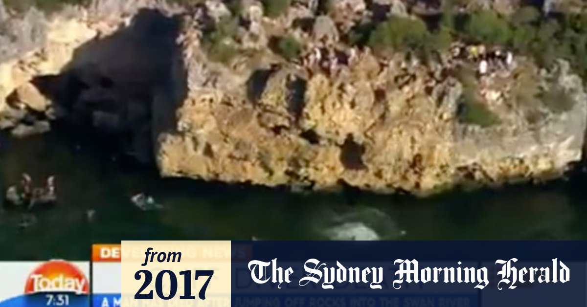 Video: Man dies after jumping off cliff