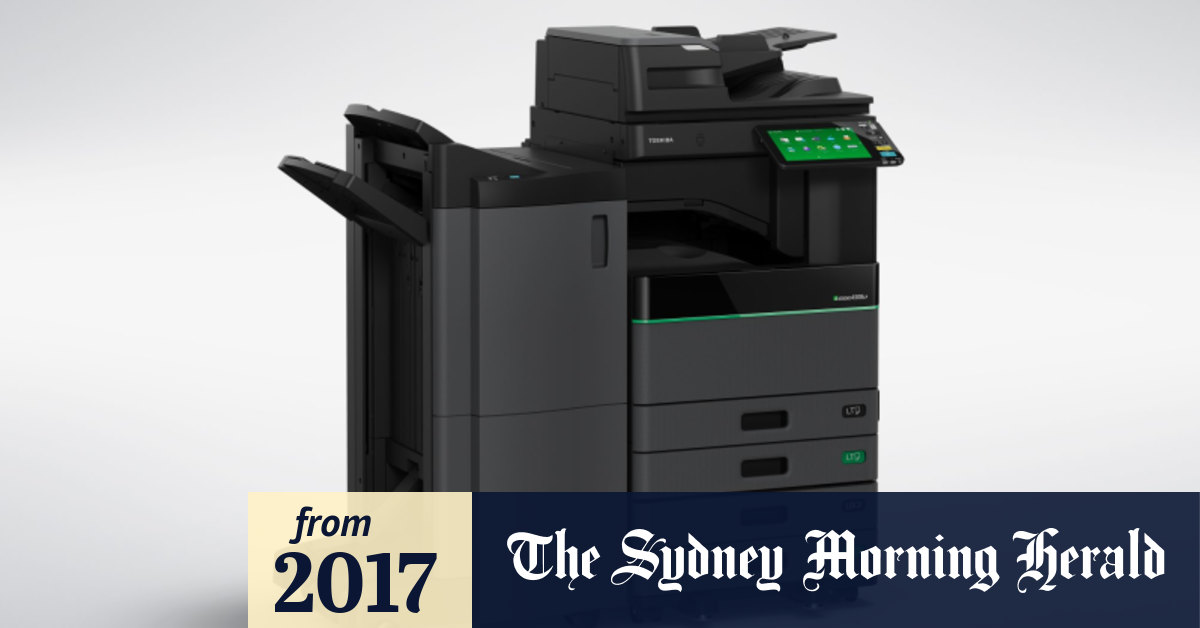 Toshiba printer with erasable ink lets you re-use the same piece of paper