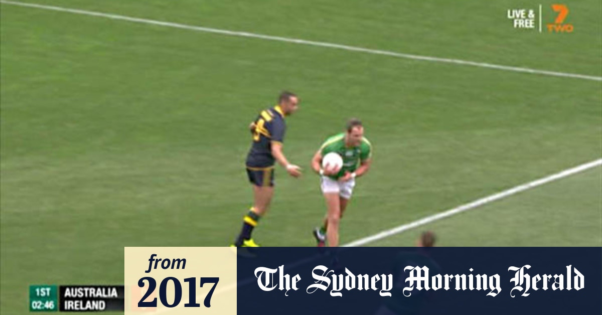 Video: Australia wins first International Rules Test