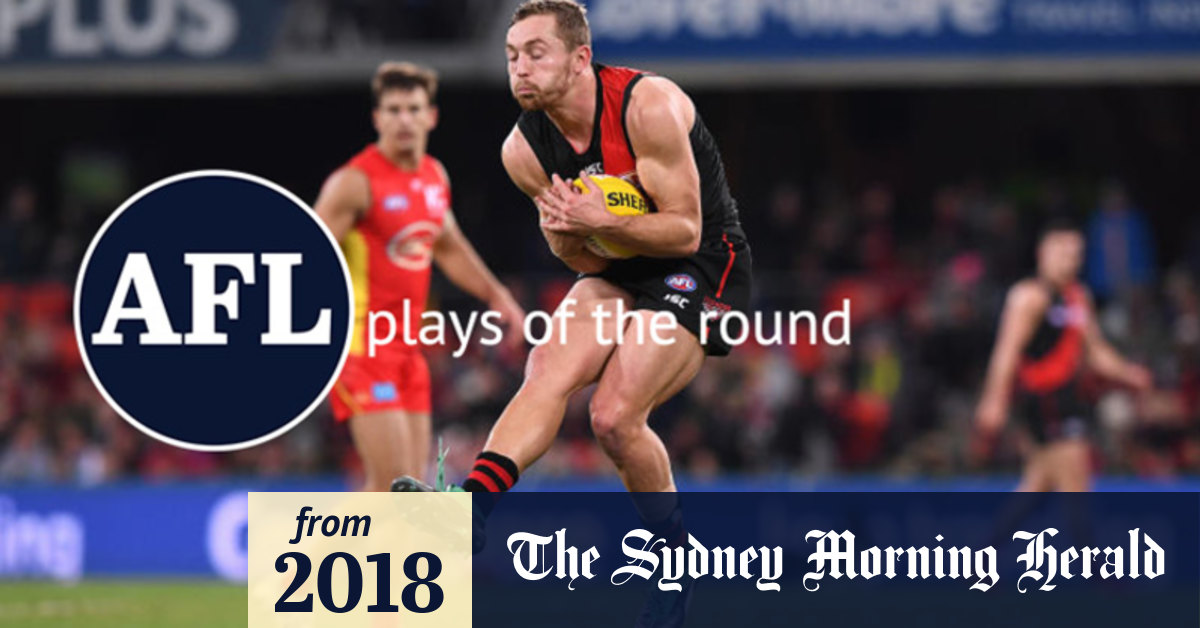 Video: AFL plays of round 17