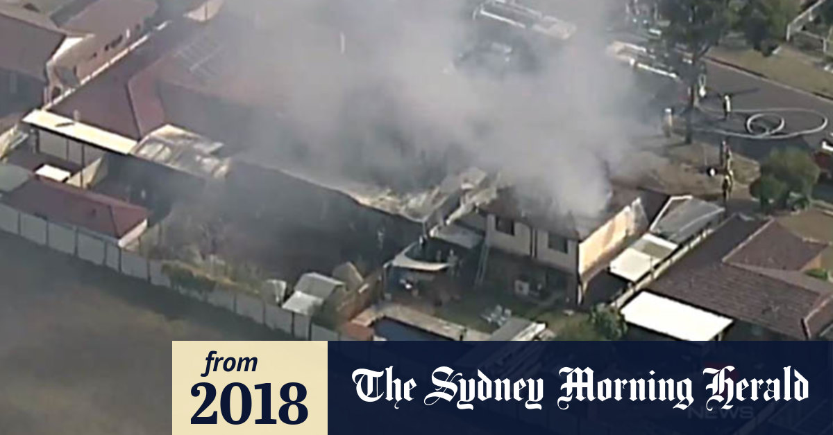 Video: Homes destroyed by fire in south-west Sydney