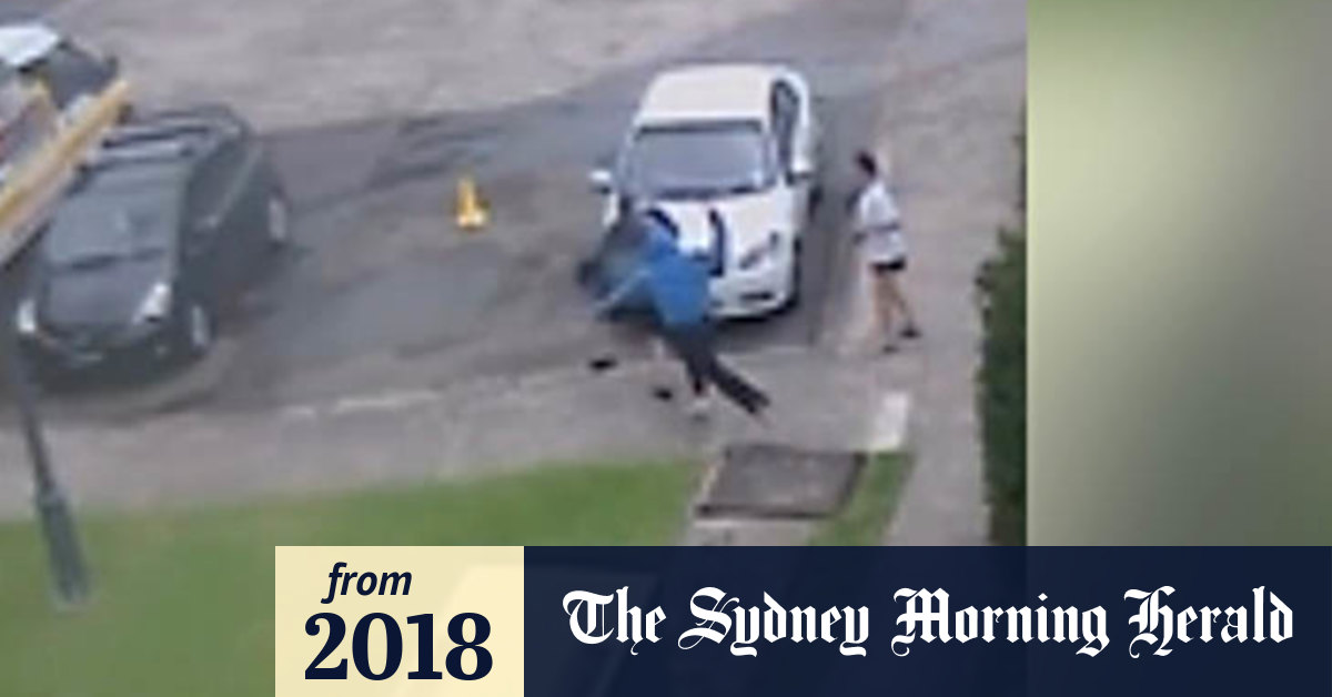 Video: CCTV captures Wollongong axe attack