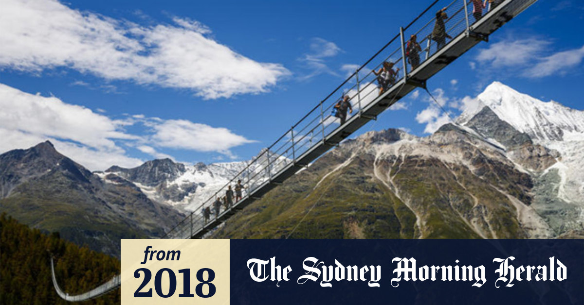 Video: World's longest suspension bridge opens