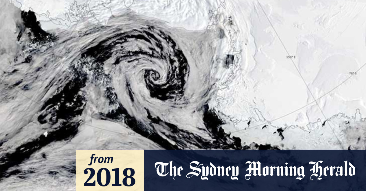 Video: Unusual cyclone forms over Antarctica