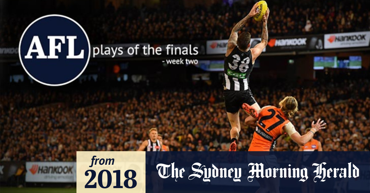 Video: AFL plays of the finals - week two