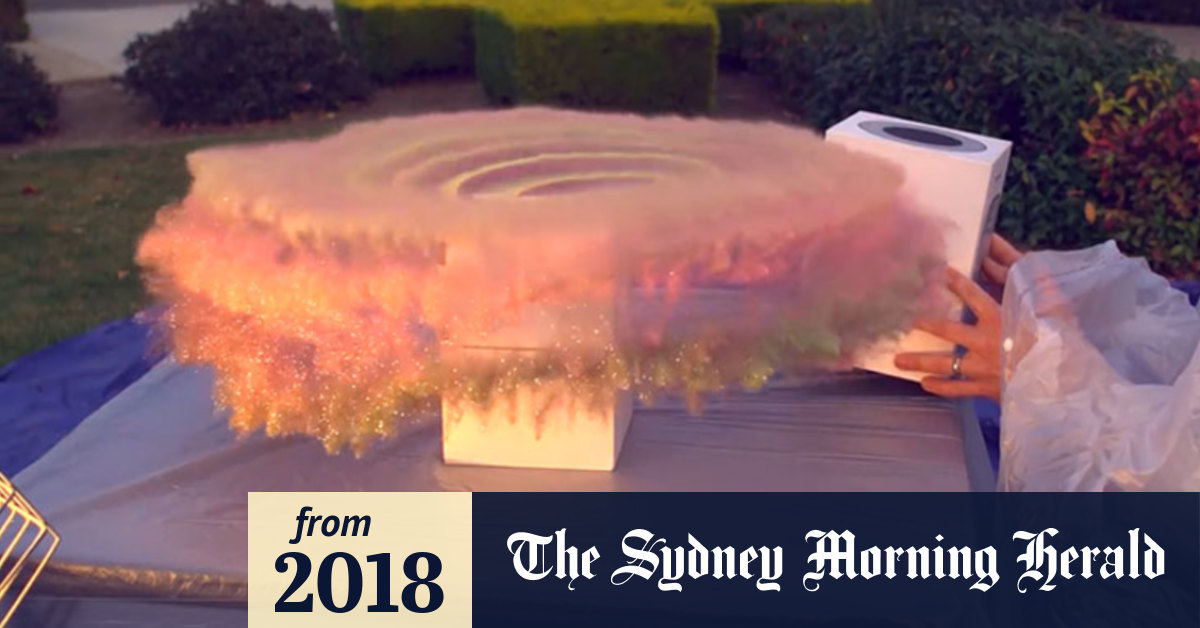 Video: See how a glitter bomb explodes
