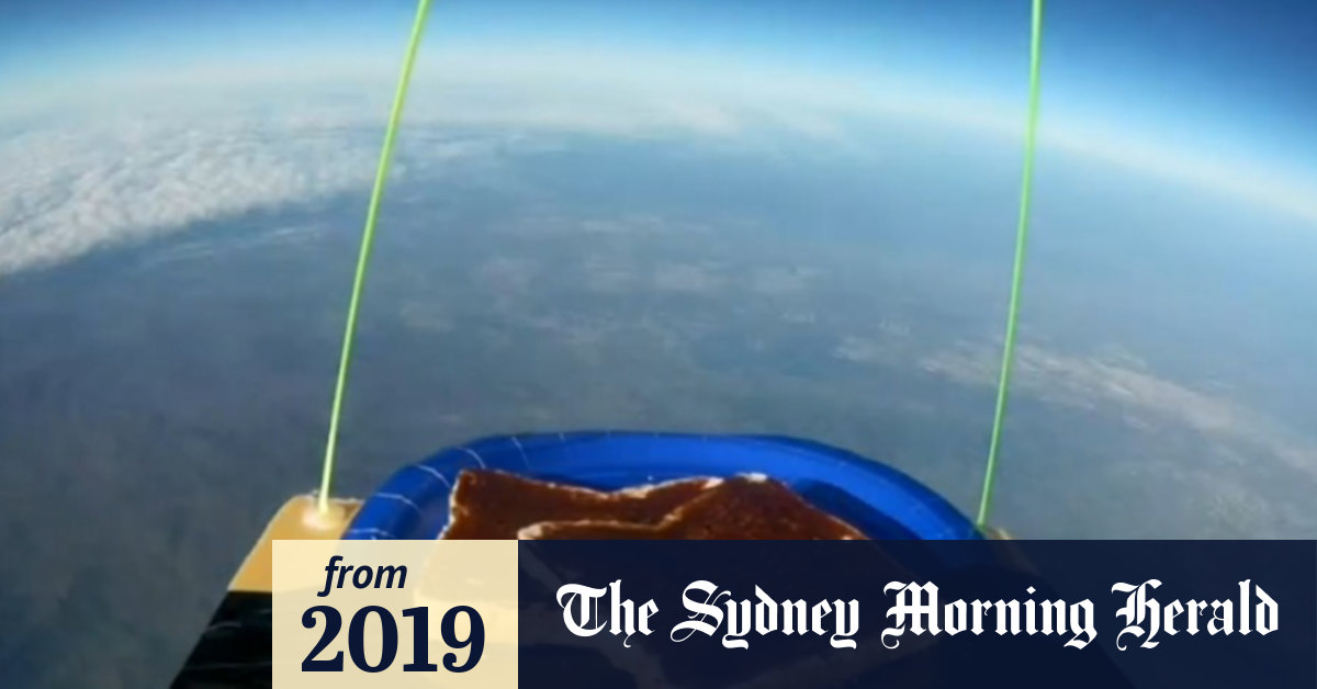 Video: Students launch Vegemite toast into space