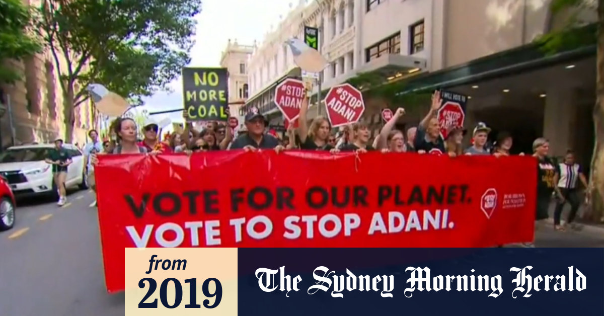Video: Brisbane Adani protest