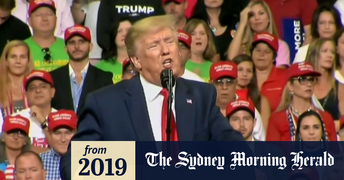 Video: Trump reveals new campaign slogan