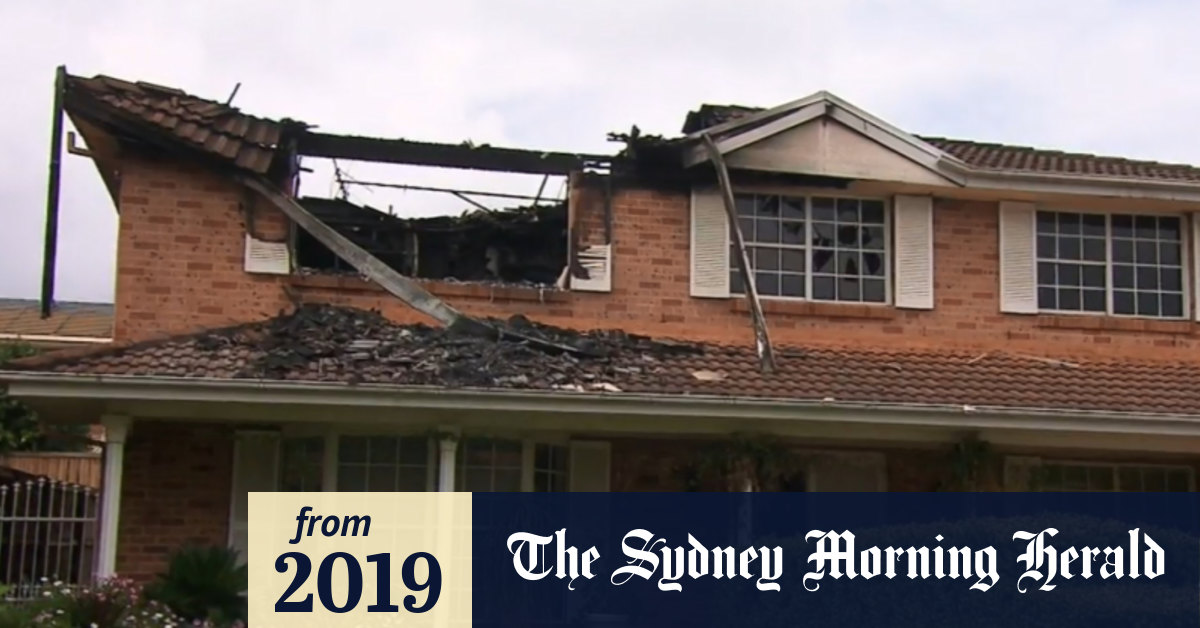 Video: Explosion set home on fire in Castle Hill