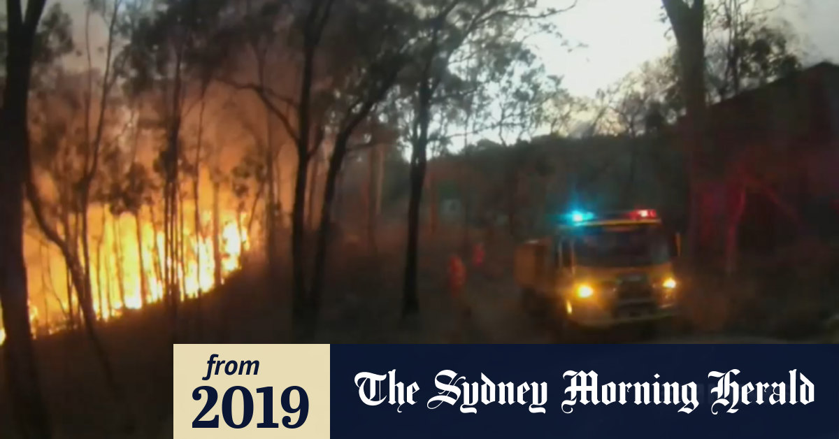 Video: Queensland fire fuelled by extreme conditions