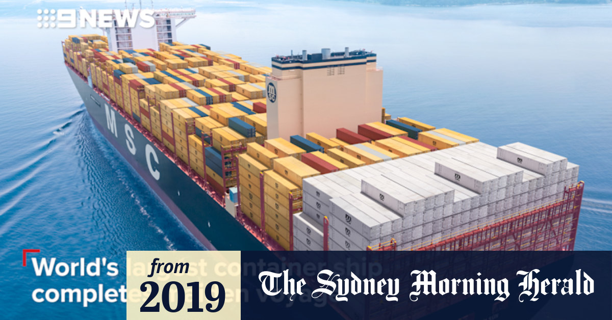 Video: World’s largest cargo ship completes maiden voyage