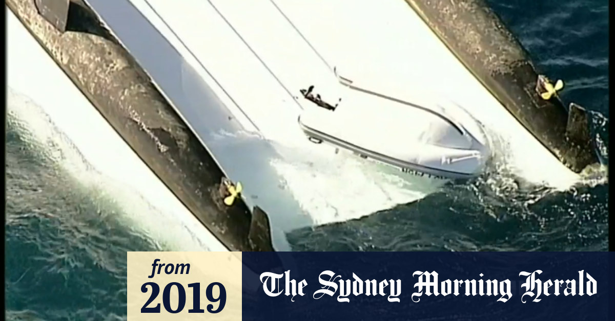 Video: Two survivors from fatal yacht crash on NSW coast leave hospital