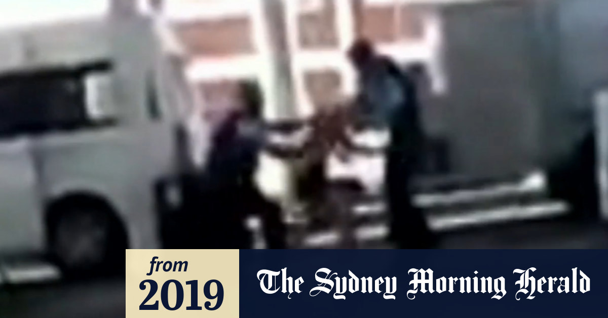 Video: Police officers stabbed at service station