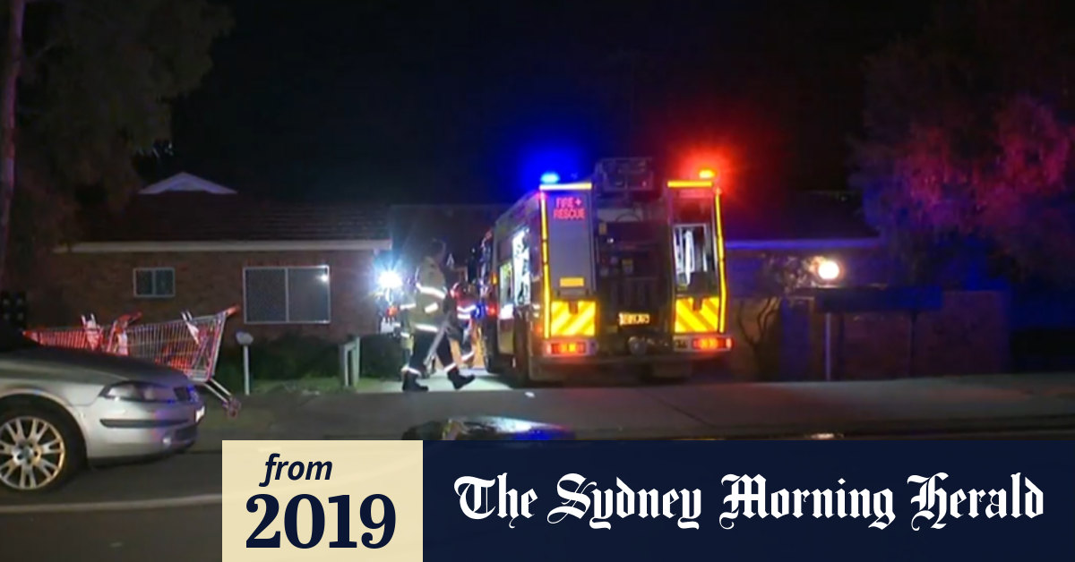 Video: Sydney house fire