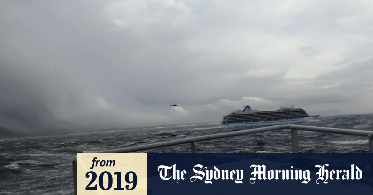 Video: Passengers airlifted from cruise ship after engine failure