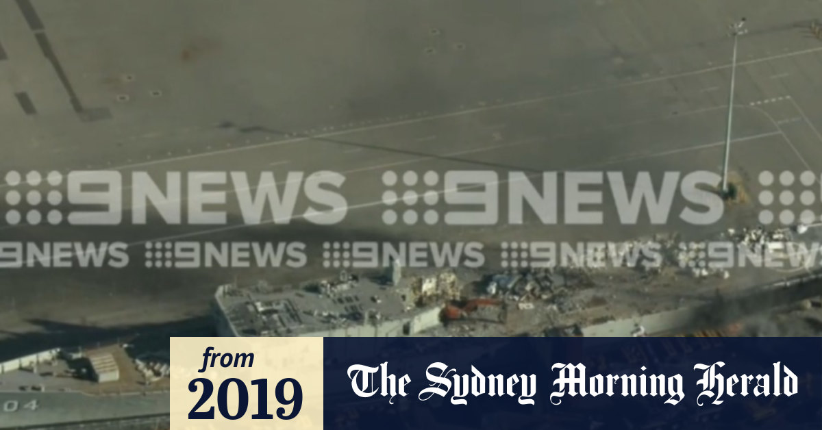 Video: Fire emergency at Perth shipyard