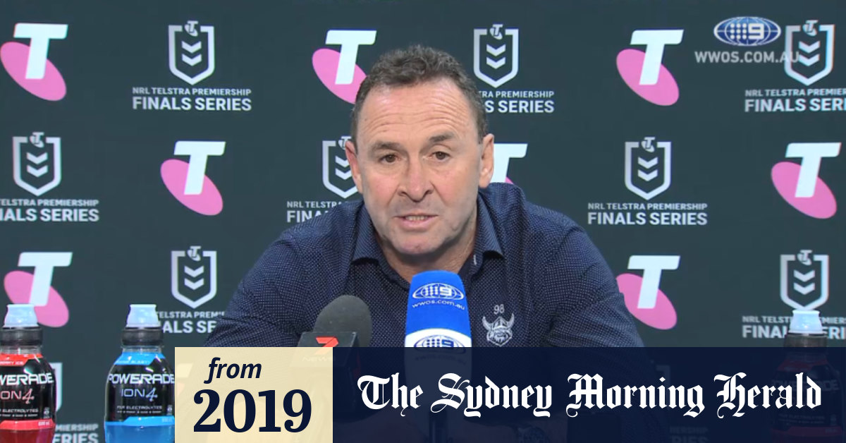 Video: NRL Press Conference: Ricky Stuart - Preliminary Finals