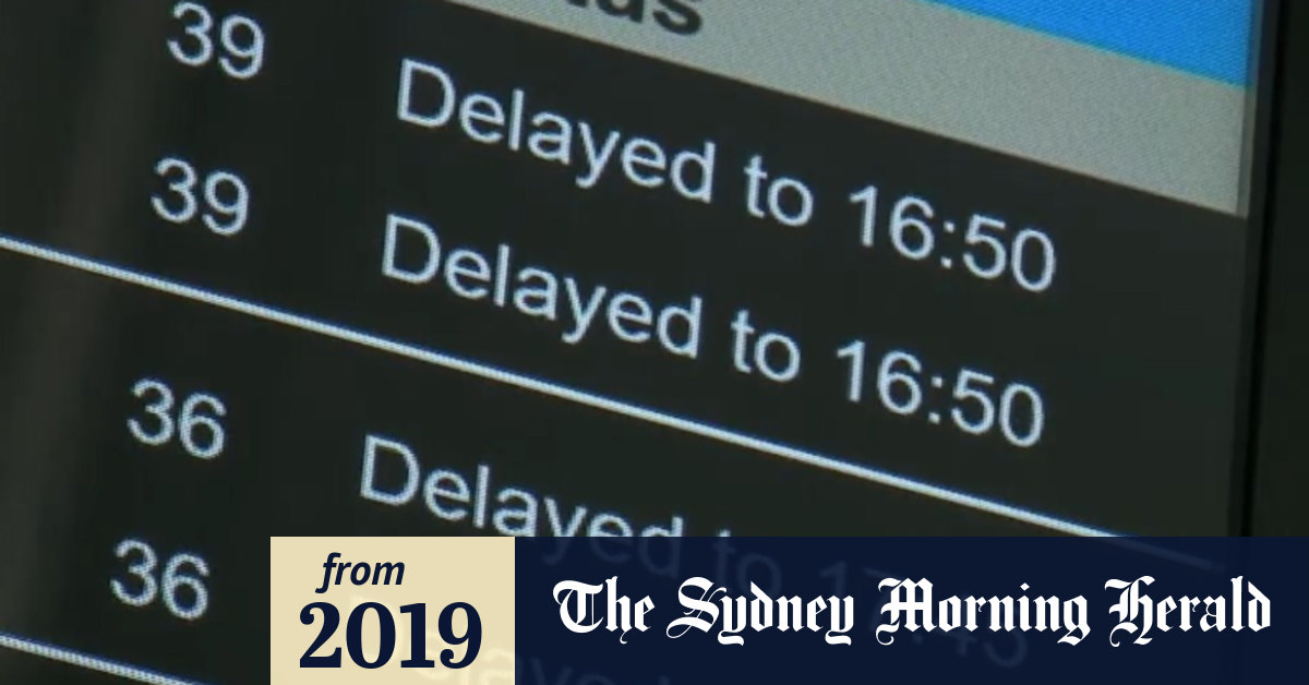 Video: Technical glitch causes major airport delays