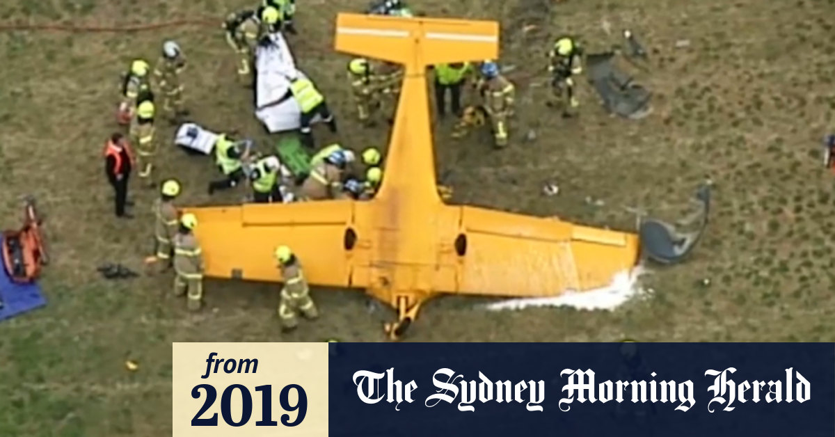 Video: Pilot rushed to hospital after crash landing