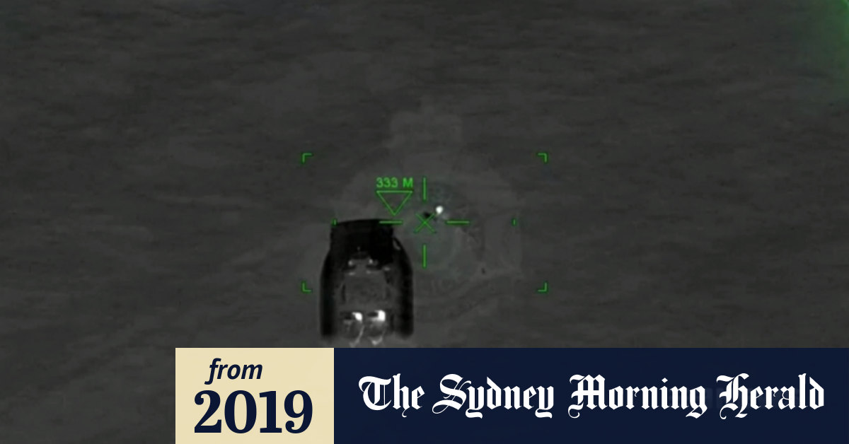 Video: Couple stranded at sea rescued by helicopter