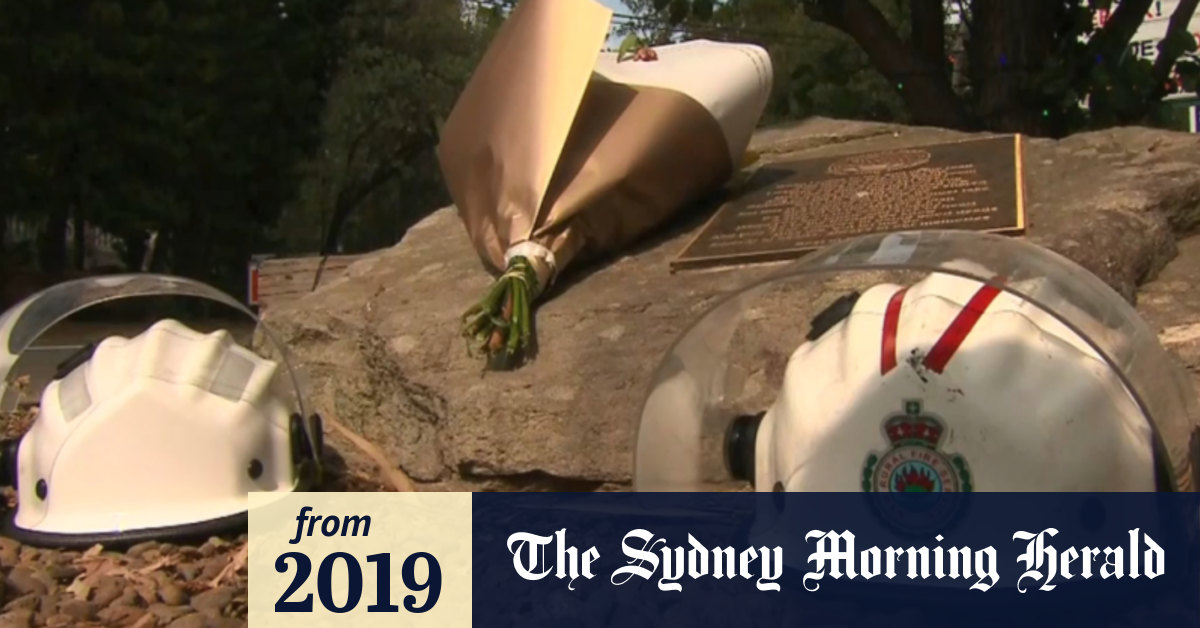 Video: Poignant scenes at Sydney RFS station