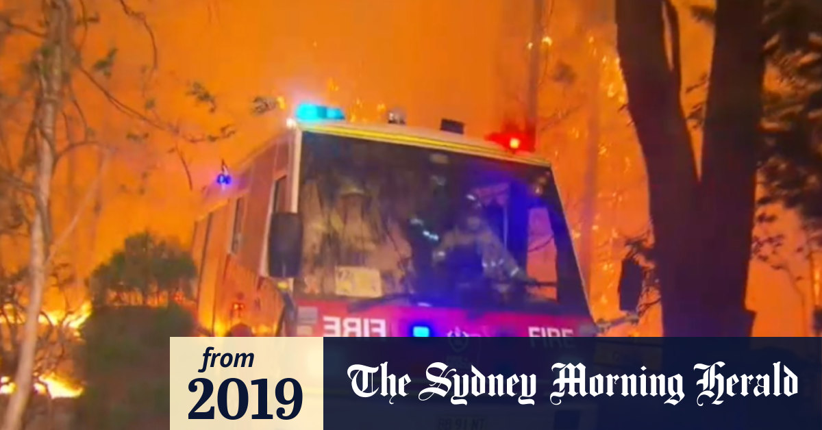 Video: Intense bushfire burning in Bilpin, NSW