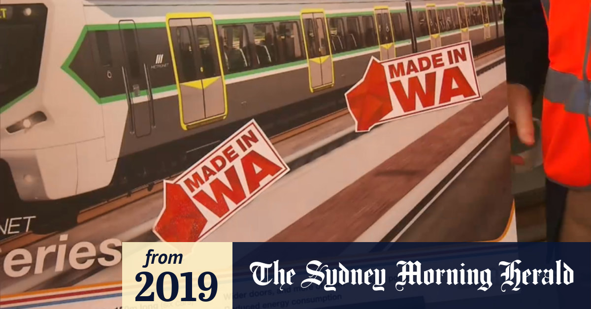 Video: Perth's newest trains to be built in Western Australia