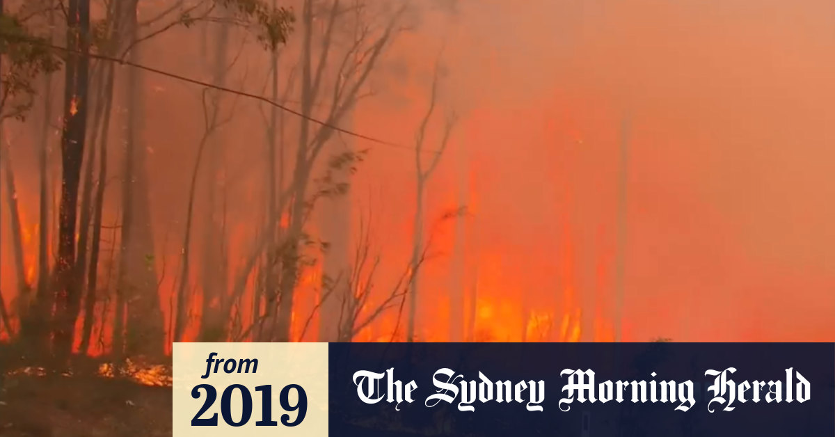 Video: NSW bushfire crisis on Sydney’s doorstep