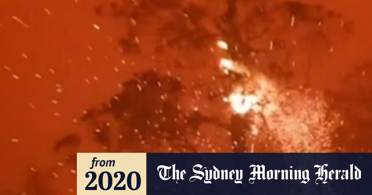 Video: NSW bushfire: Battle to save home from inside firestorm