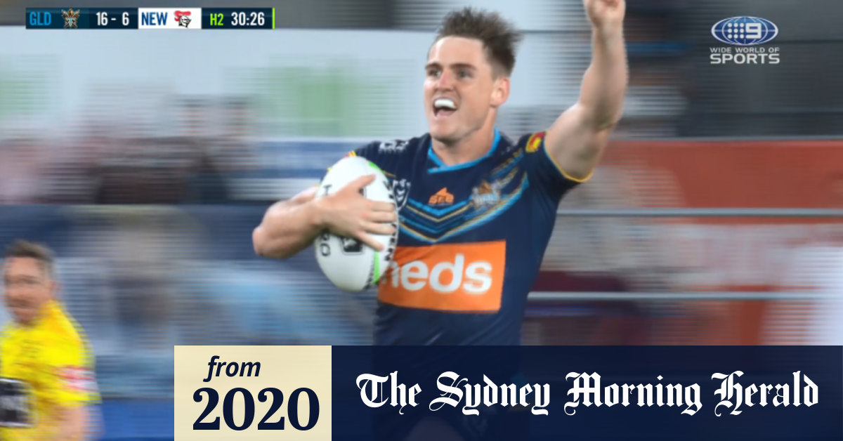 Video: NRL Highlights: Titans v Knights - Round 20