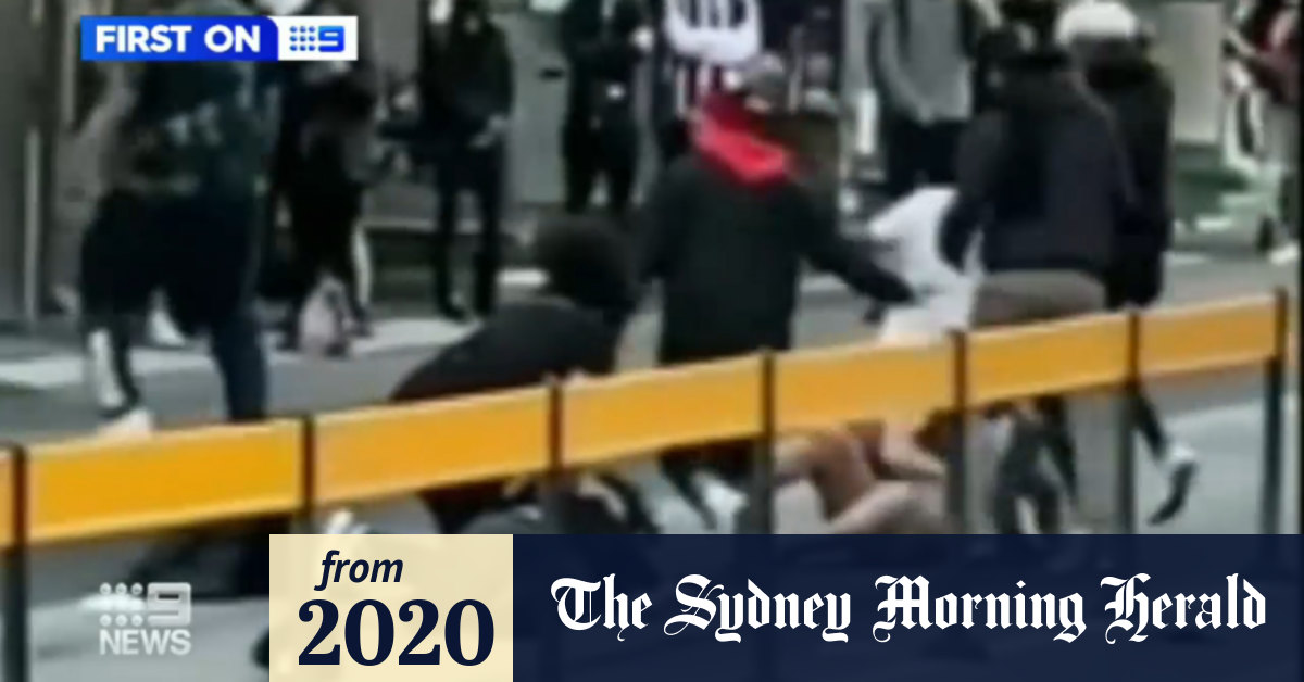 Video: Melbourne city brawl