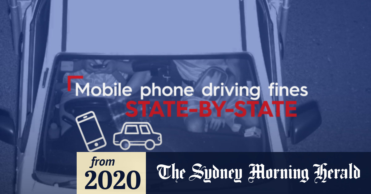 Video: Mobile phones and driving: fines and demerit points state-by-state