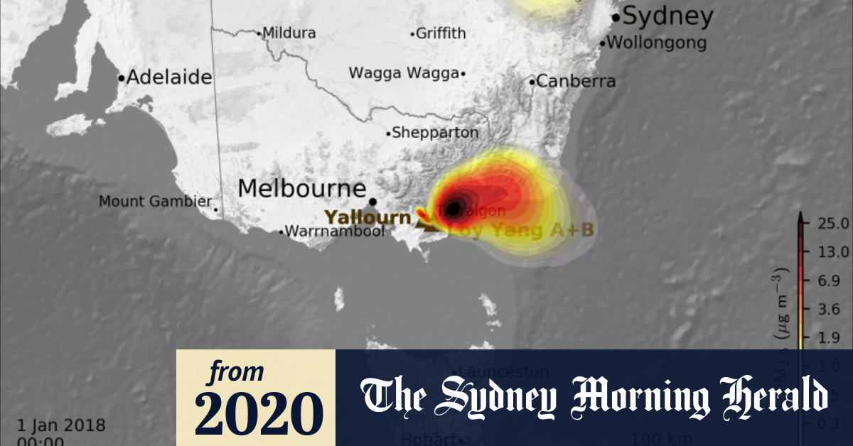 Video: Pollution from coal-fired power stations in Victoria