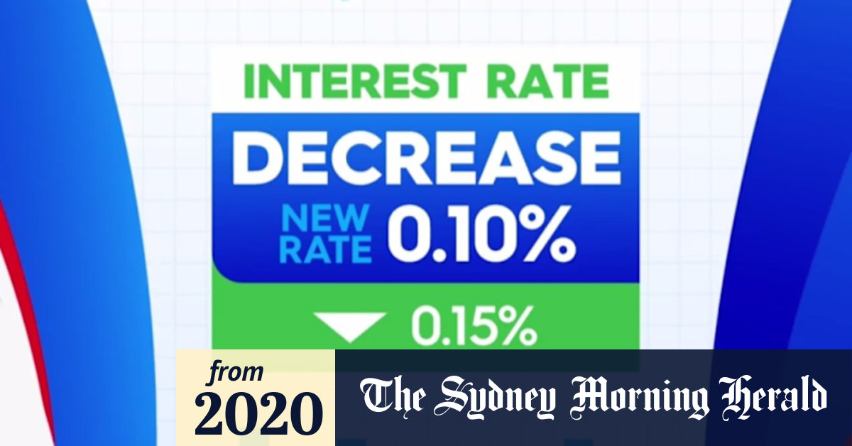 Video: Interest rates cut to 0.1%