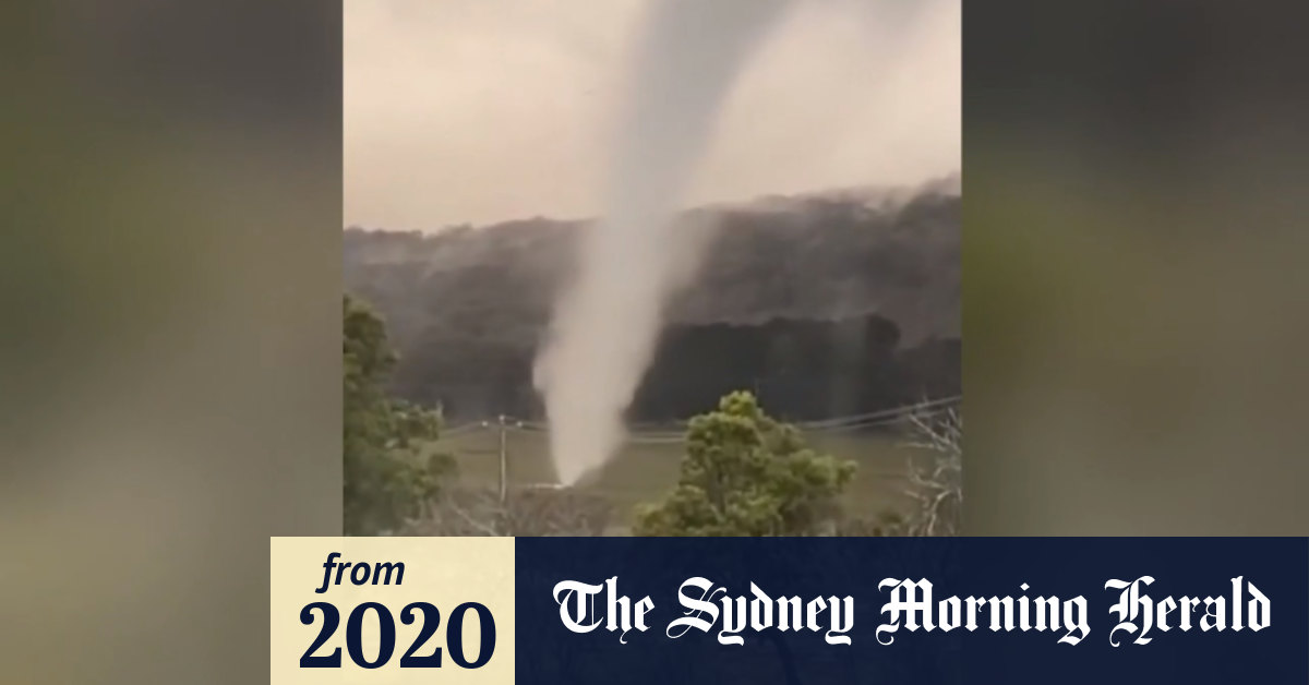Video: Mini tornado sweeps through regional Victoria