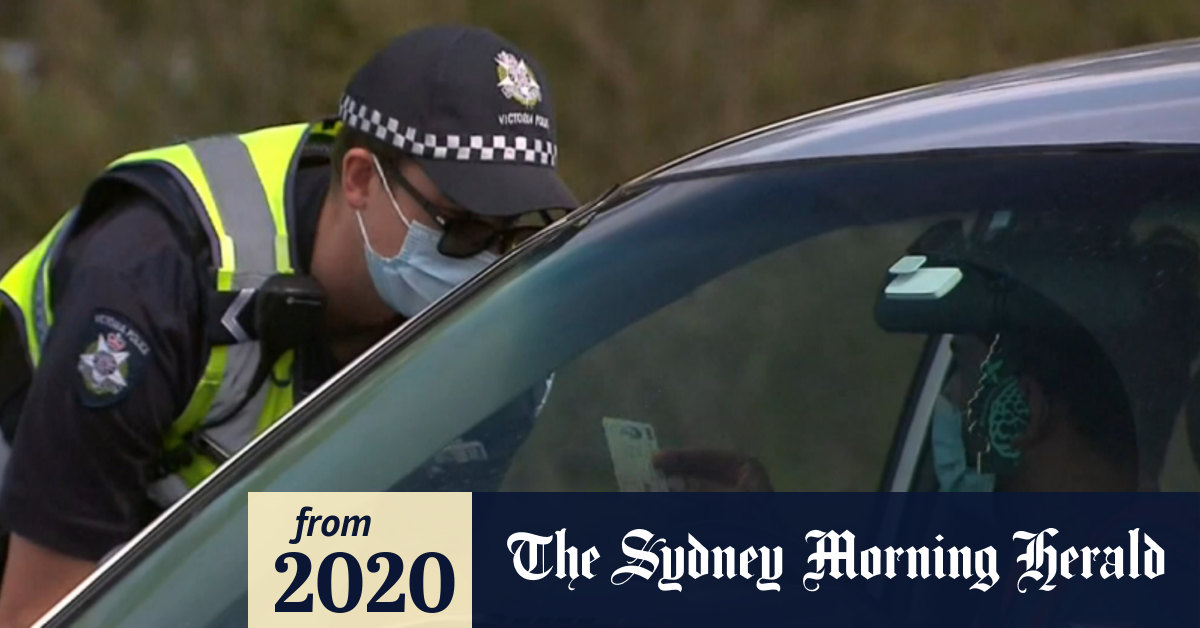 Video: Coronavirus: Regional Victoria border checkpoints tightened
