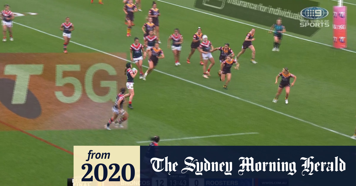 Video: NRLW Highlights: Broncos v Roosters - Grand Final
