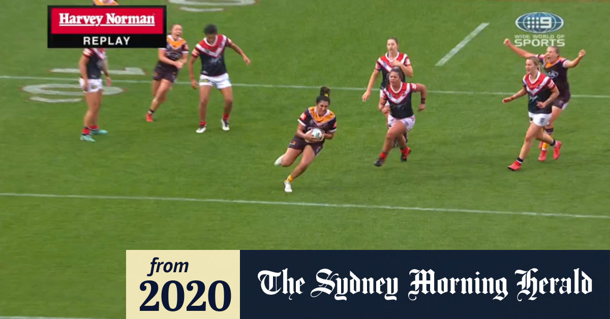 Video: Broncos score untouched try