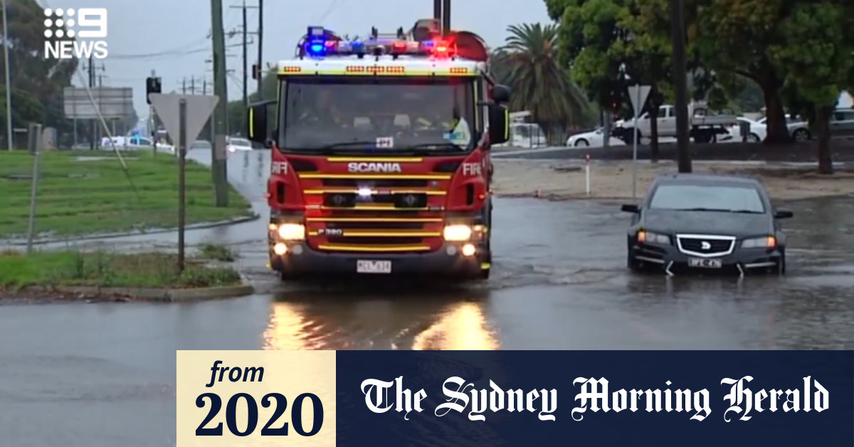 Video: Wild storms and flash-flooding hits Victoria